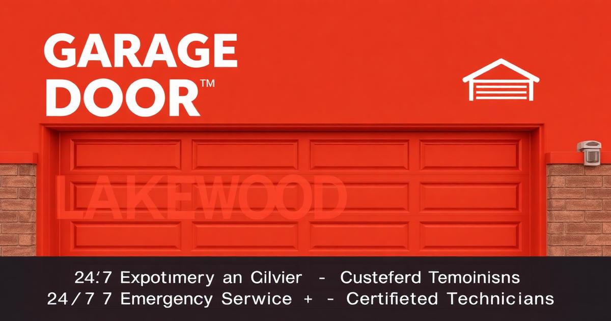 Garage Door Pros Lakewood | Open 7 Days